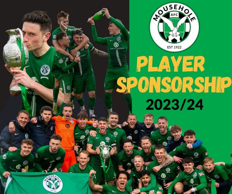 FIRST TEAM PLAYER SPONSORSHIPS 2023/24 - MOUSEHOLE AFC