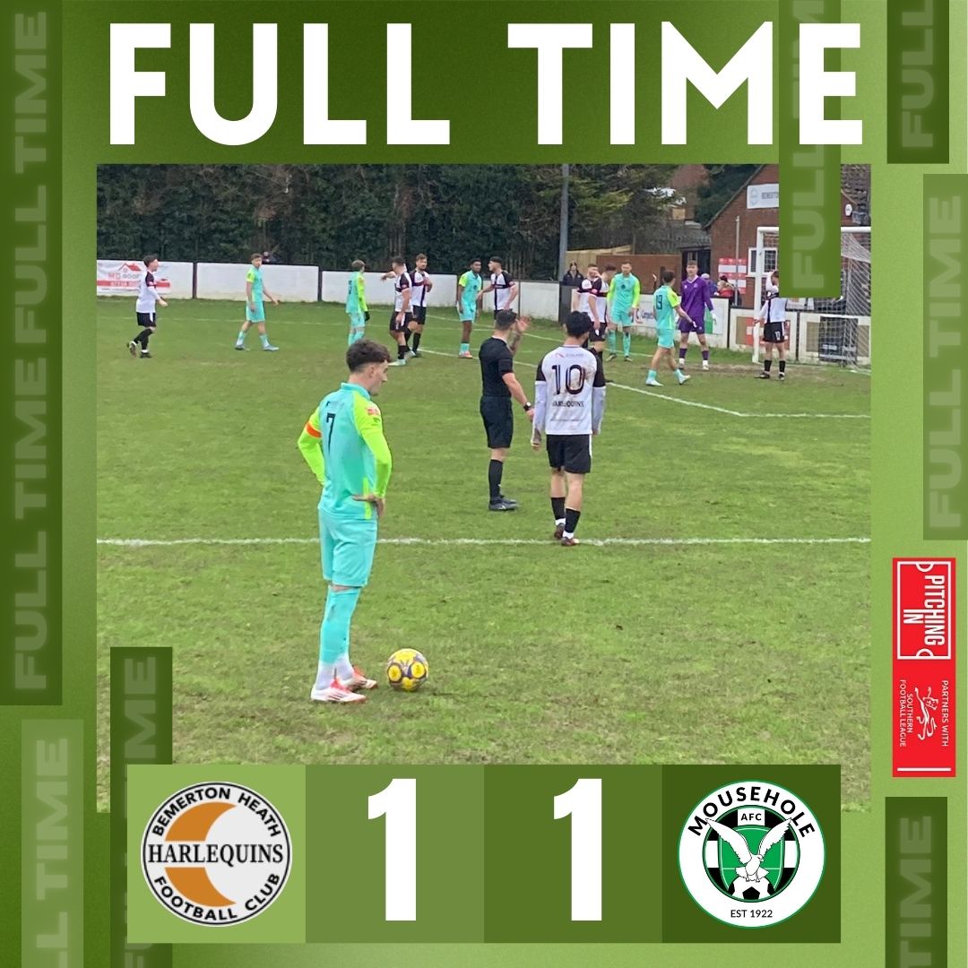 BEMERTON HEATH HARLEQUINS 1-1 MOUSEHOLE | SAT 1st FEB 2025 - MOUSEHOLE AFC