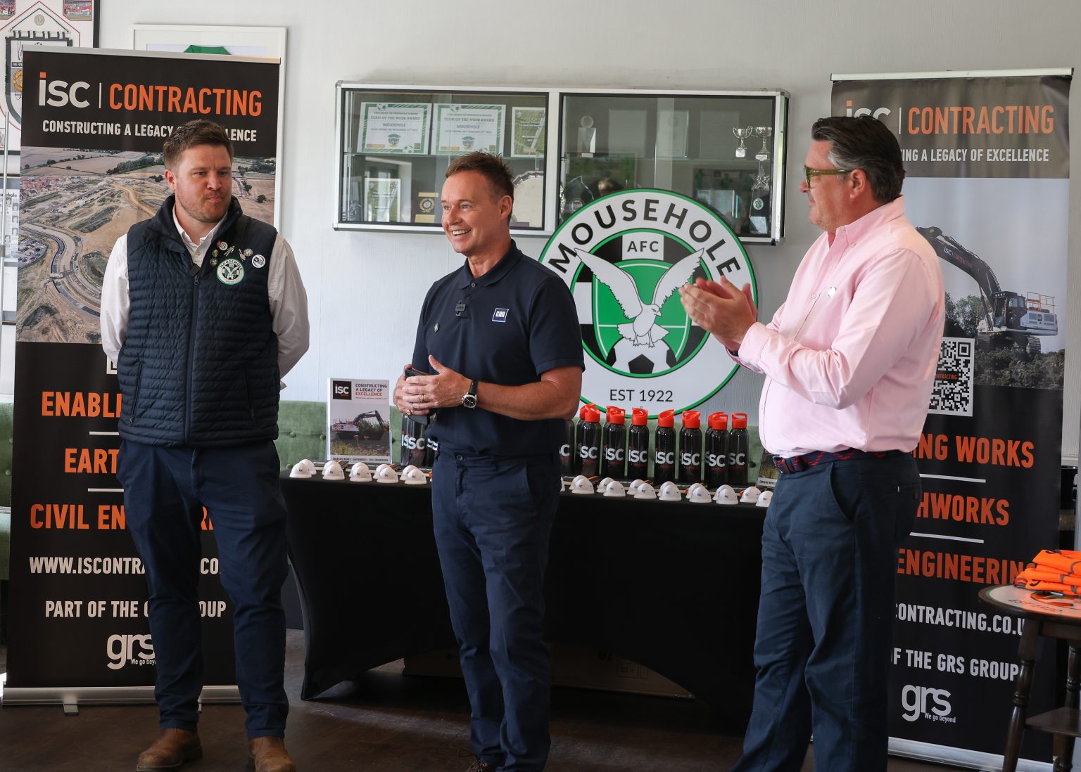 NEW ROAD GROUNDBREAKING CEREMONY - MOUSEHOLE AFC