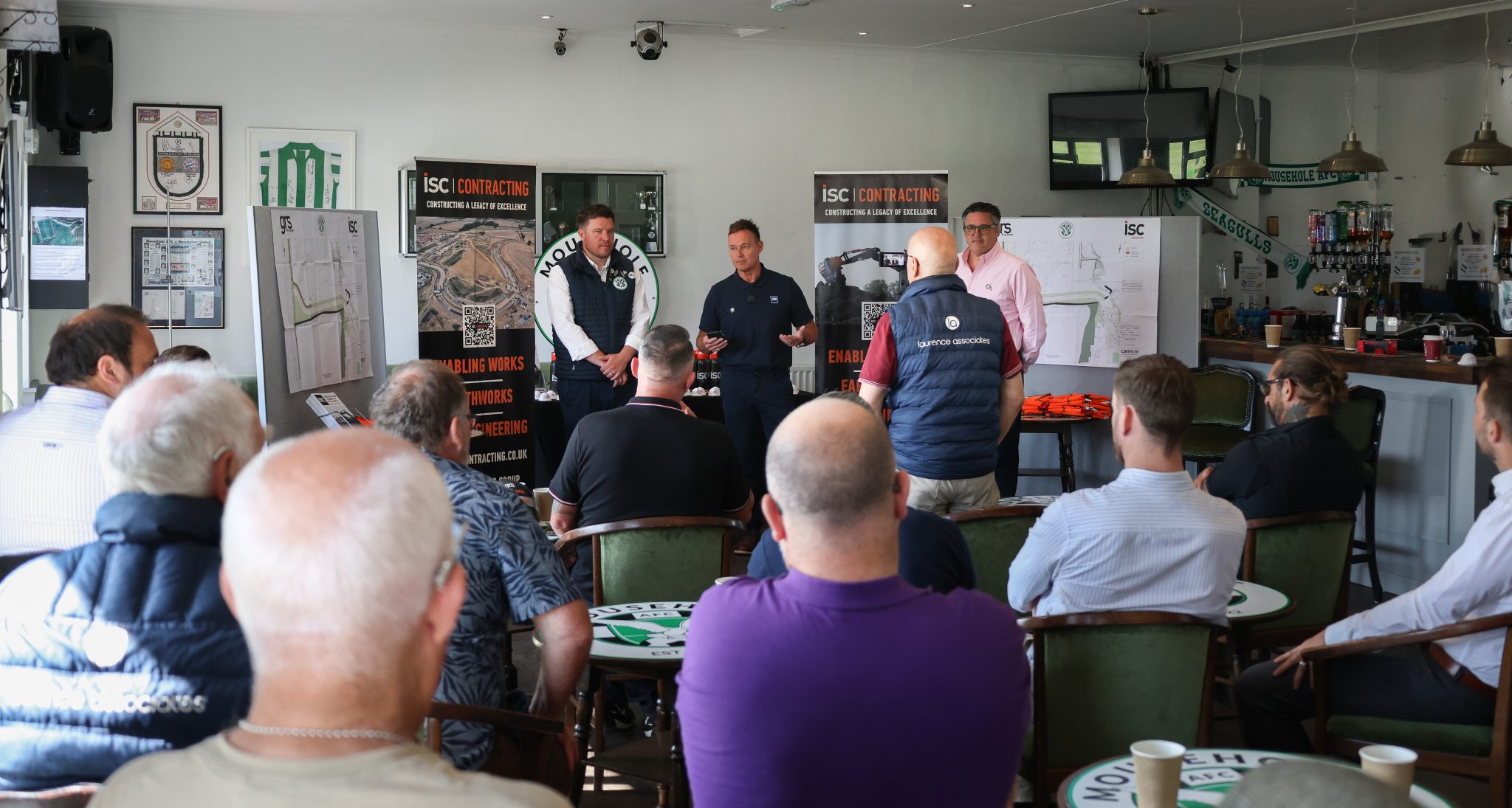 NEW ROAD GROUNDBREAKING CEREMONY - MOUSEHOLE AFC