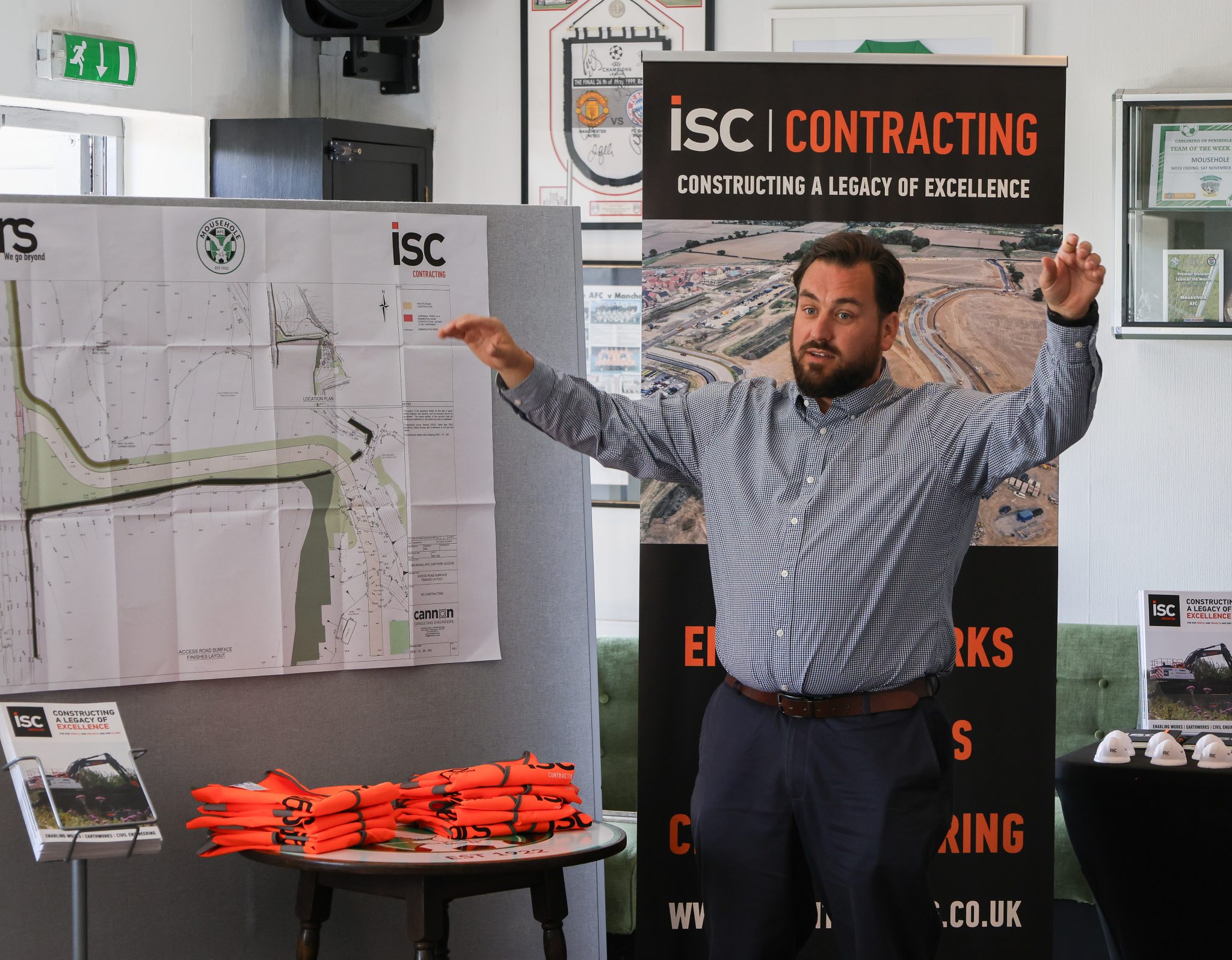 NEW ROAD GROUNDBREAKING CEREMONY - MOUSEHOLE AFC