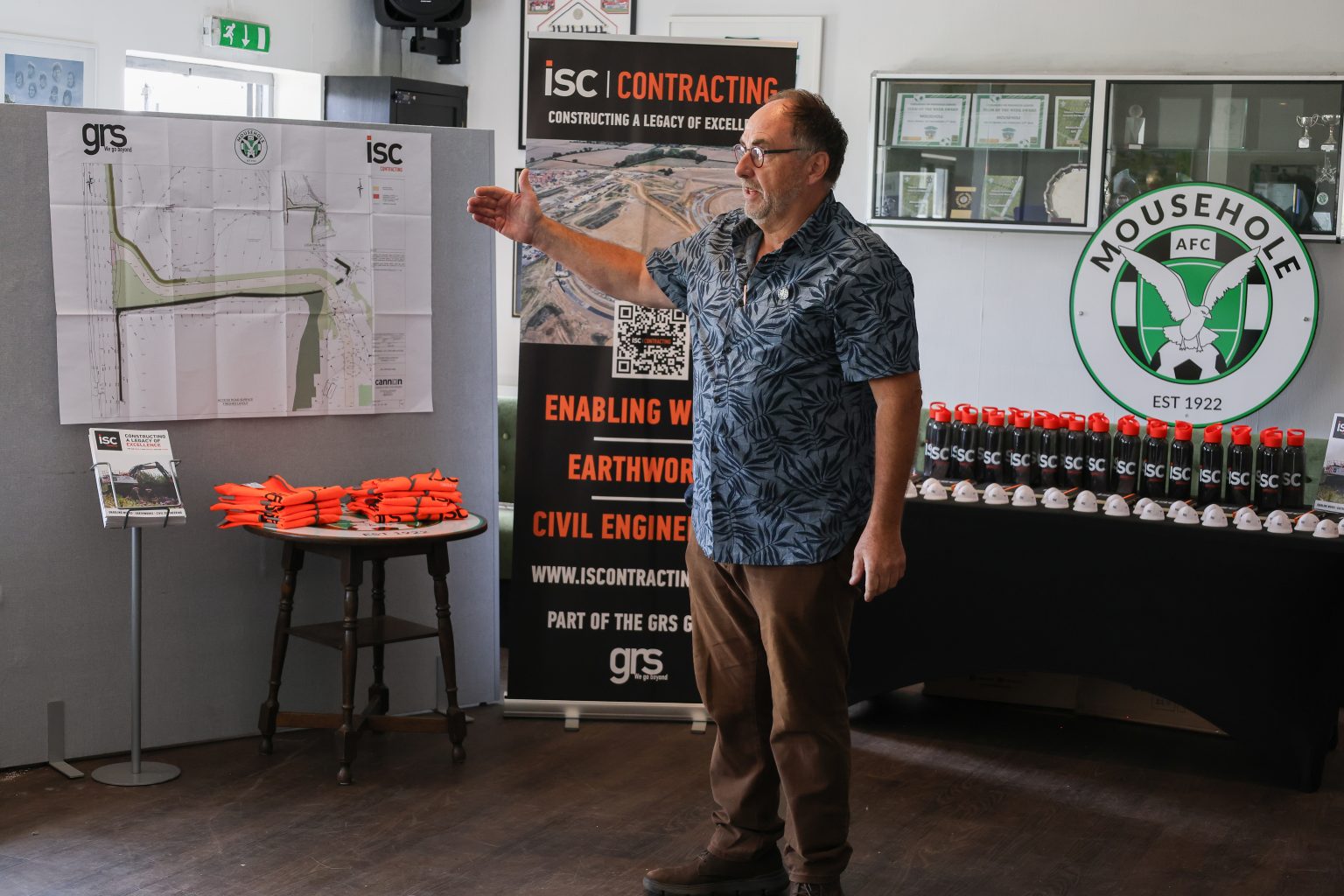 NEW ROAD GROUNDBREAKING CEREMONY - MOUSEHOLE AFC